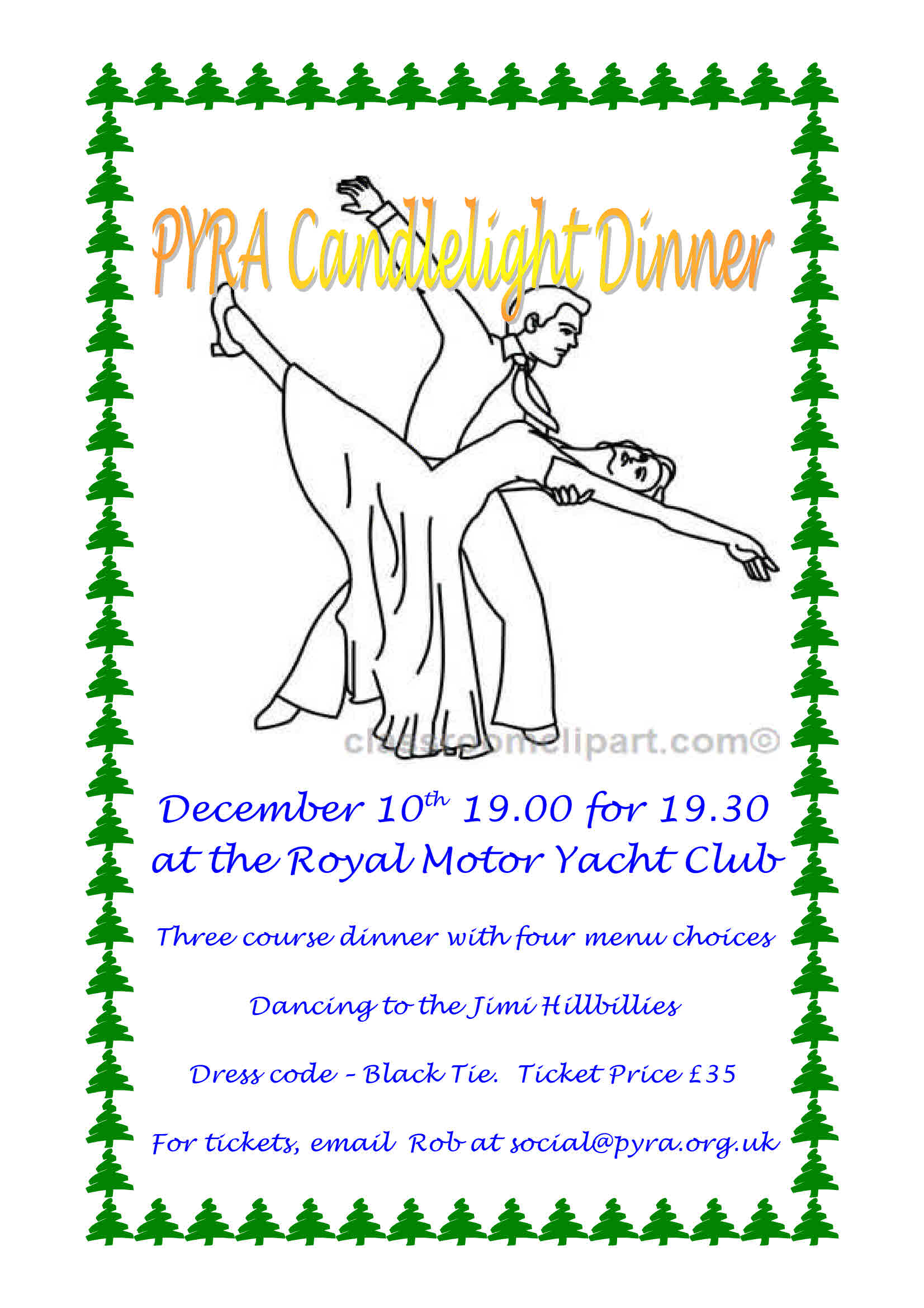 2016-pyra-candlelight-dinner-flyer | Poole Yacht Racing Association (PYRA)
